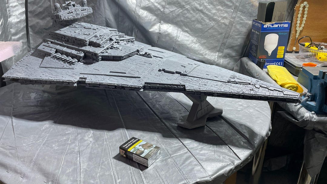 Star Destroyer 3d Print File - Etsy