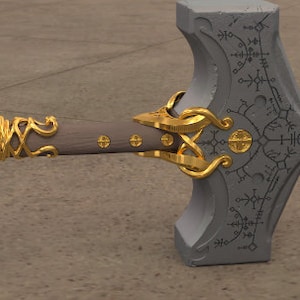 Mjolnir 3d Print Stl File - Etsy