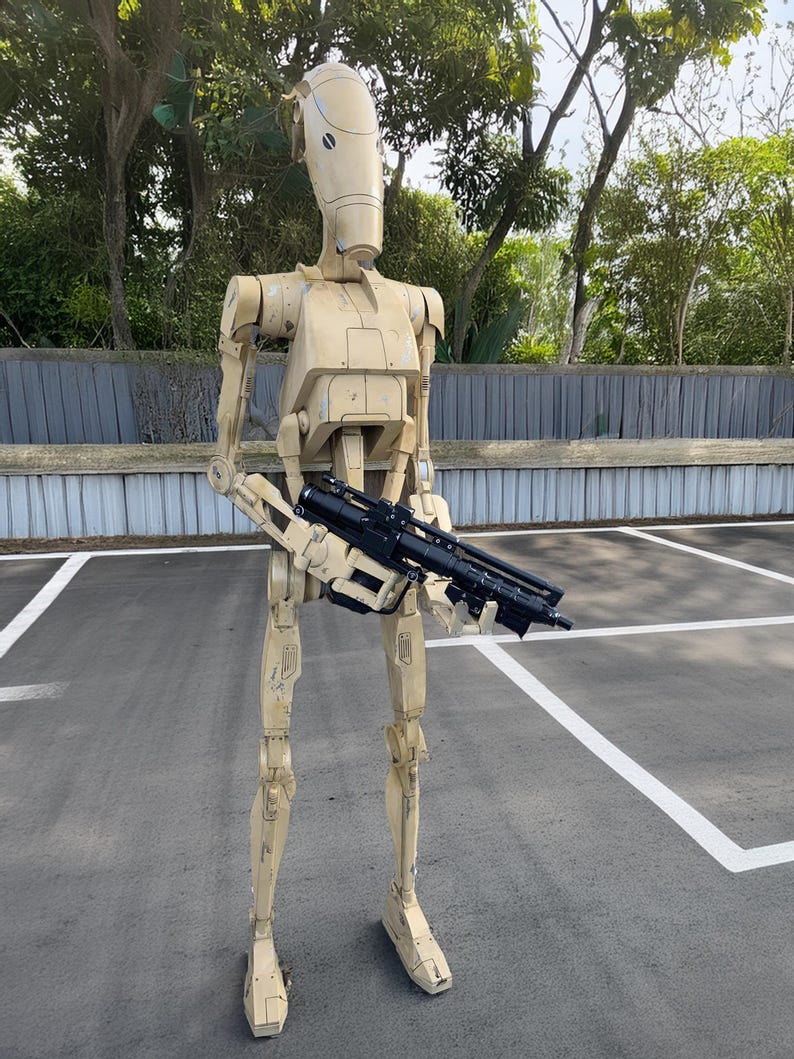 B1 Droid Life Size 3D Print Stl File - Etsy