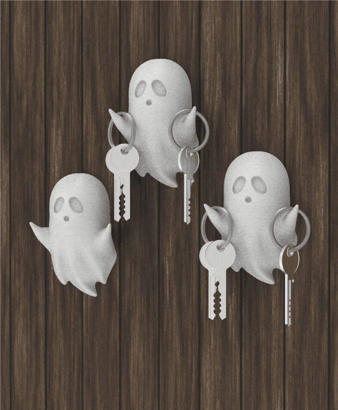 Ghost Keyholder 3d Print Stl File - Etsy