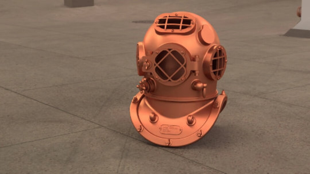 Diving Helmet Wearable 3d Print Stl File - Etsy