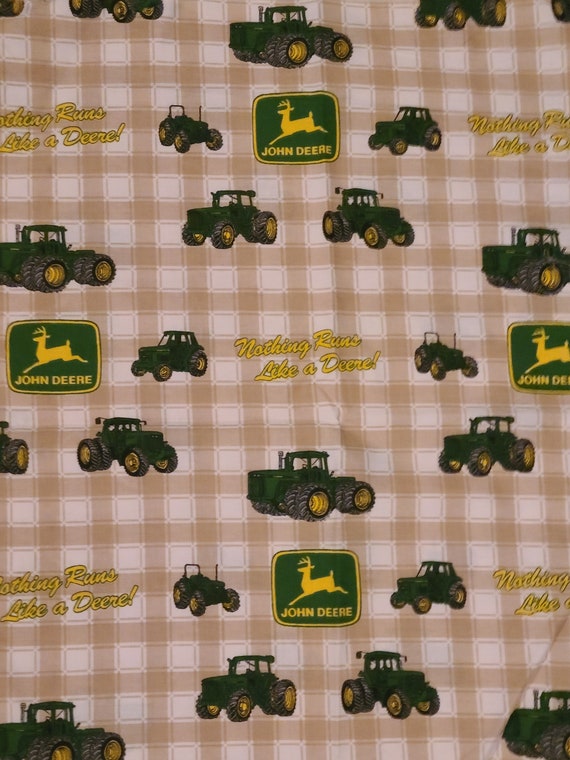 Sewing & Needlecraft John Deere Tractor cotton fabric by the yard ...