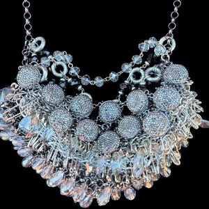 Handmade Upcycled Pendant Layered Chunky Junk Necklace - Etsy