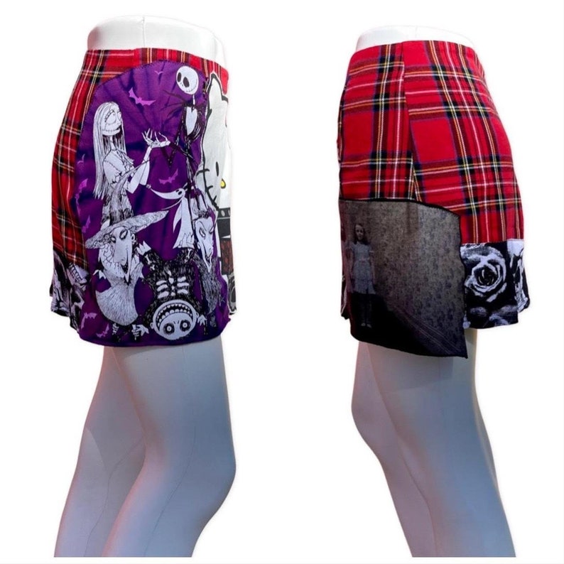 Handmade Upcycled Punk Rock Hello Kitty the Shining Nightmare Before ...