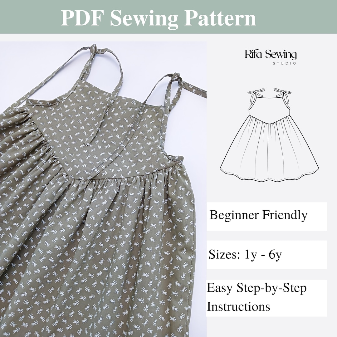 Baby Girl Frock Sewing Pattern: Easy Summer Dress (PDF Pattern) - Etsy