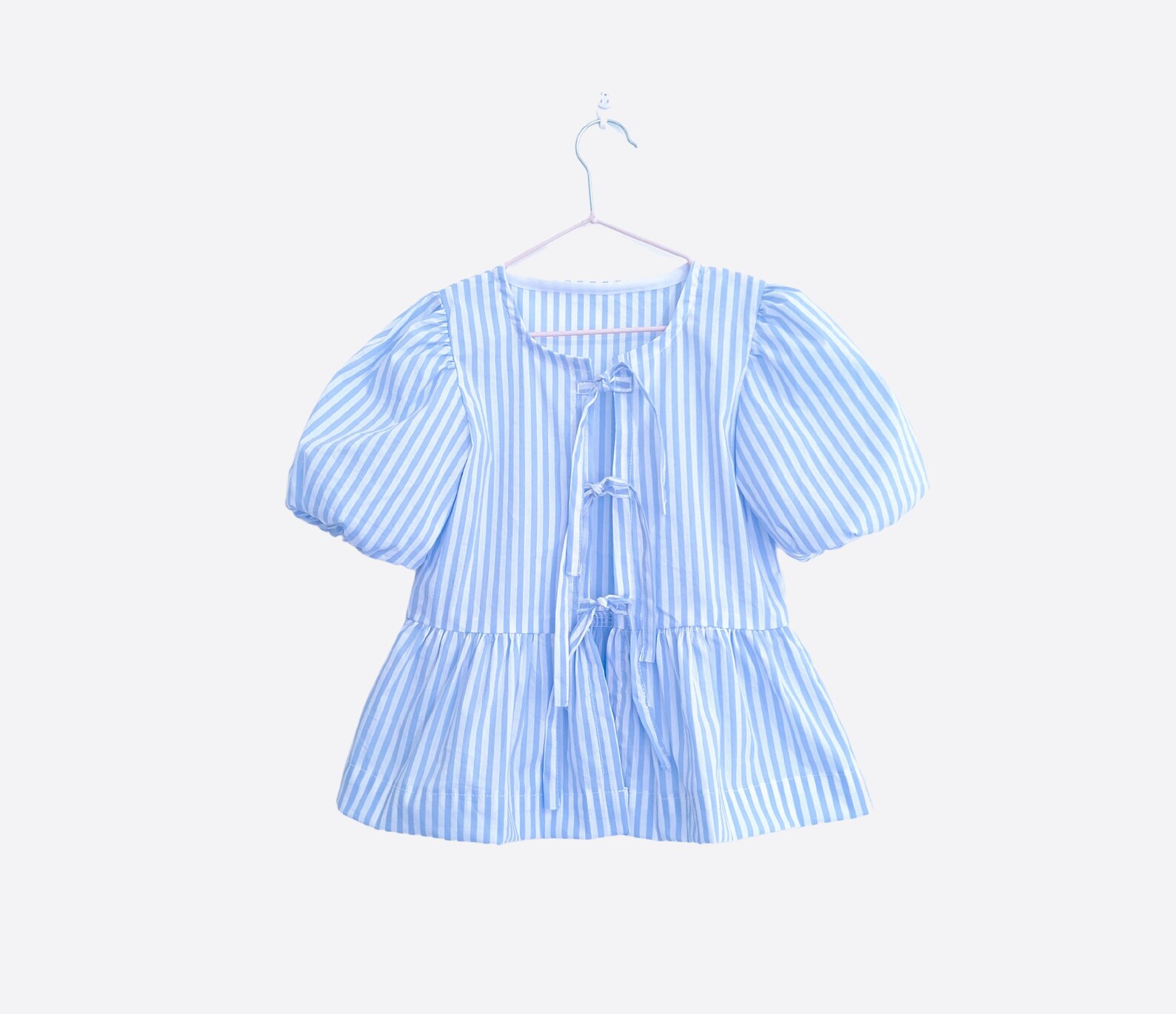 Baby Girl Tie-front Top Sewing Pattern: Easy DIY (PDF Pattern, 12 ...