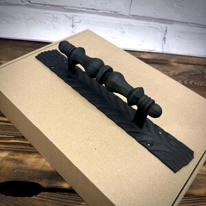 Forged Door Handle, Door Decor, Iron Door Pull, Forged Iron Knob ...