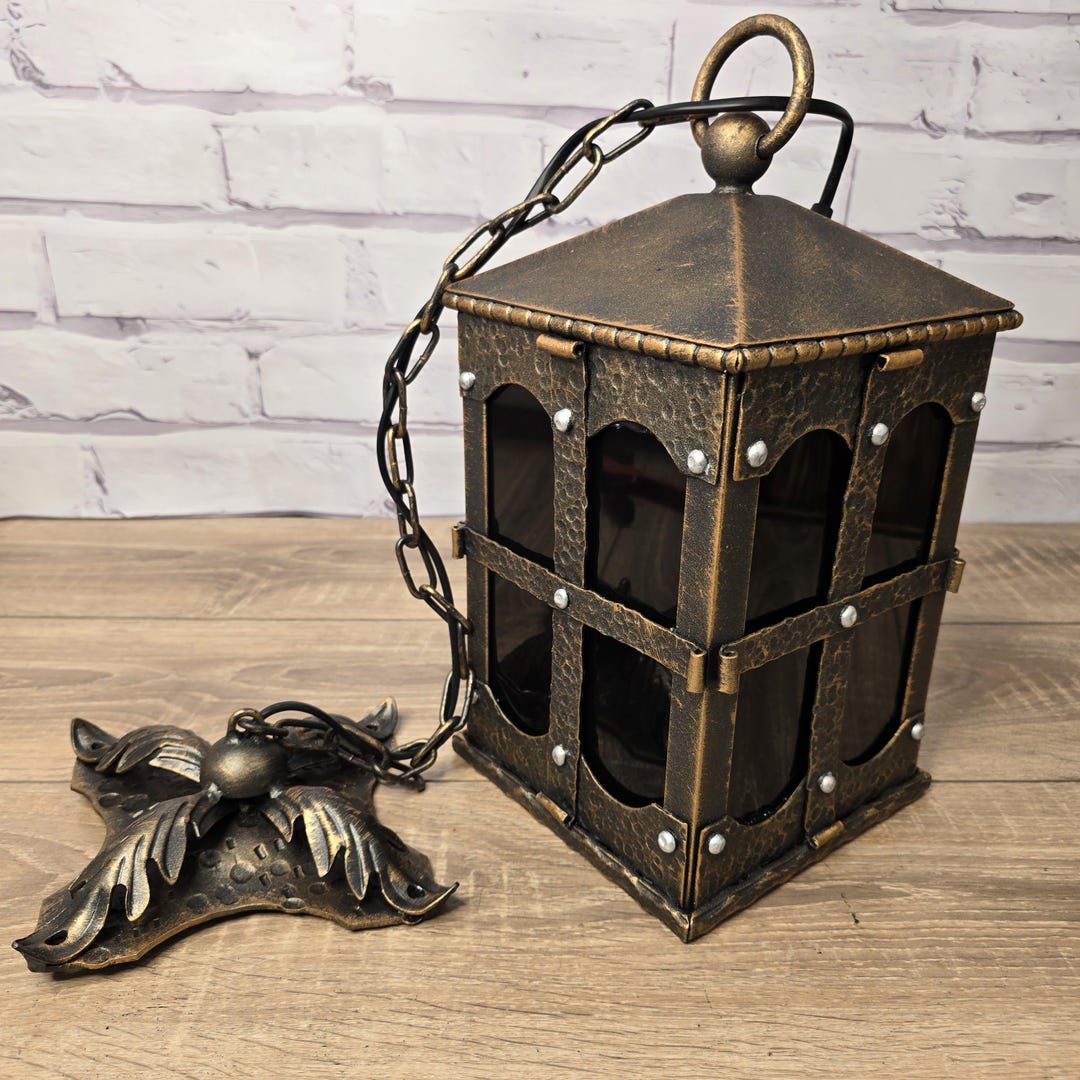 Ceiling Lights, Blacksmith Lighting, Metal Lantern, Hanging Light ...