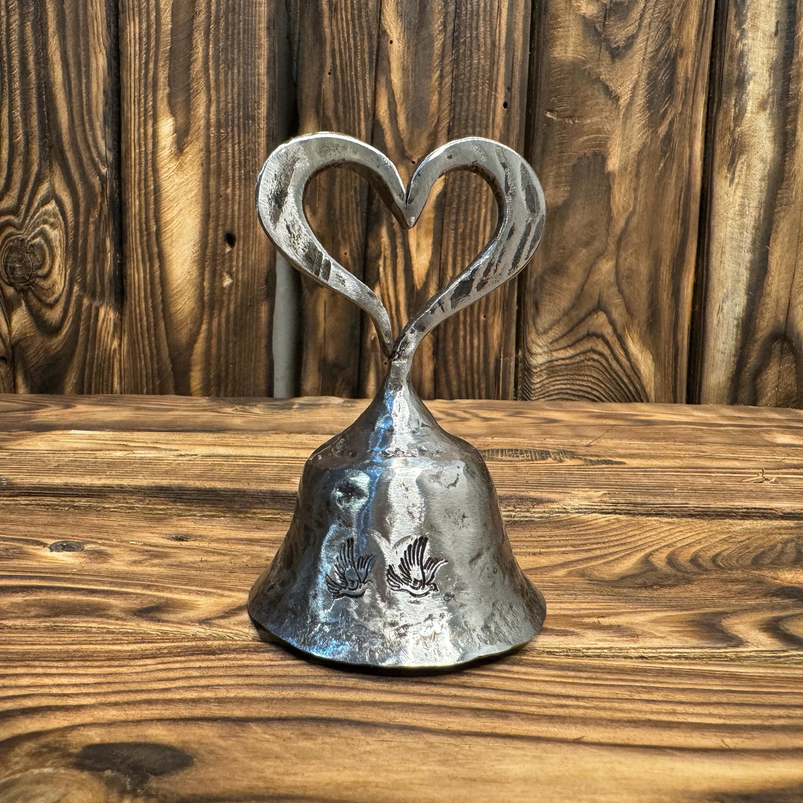 Forged Bell, Handmade Bells, Heart, Medieval Bell, Iron Bell, Hand ...