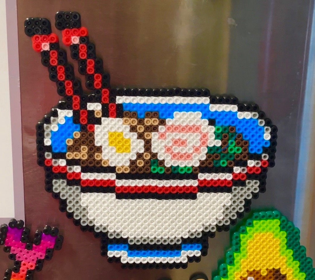Ramen Perler for Your Wall or Refrigerator - Etsy