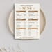 Restaurant Menu Template for Canva | Elegant & Customizable Menu Design ...