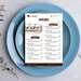 Editable Restaurant Menu Card Template - Instant Download, Customizable ...