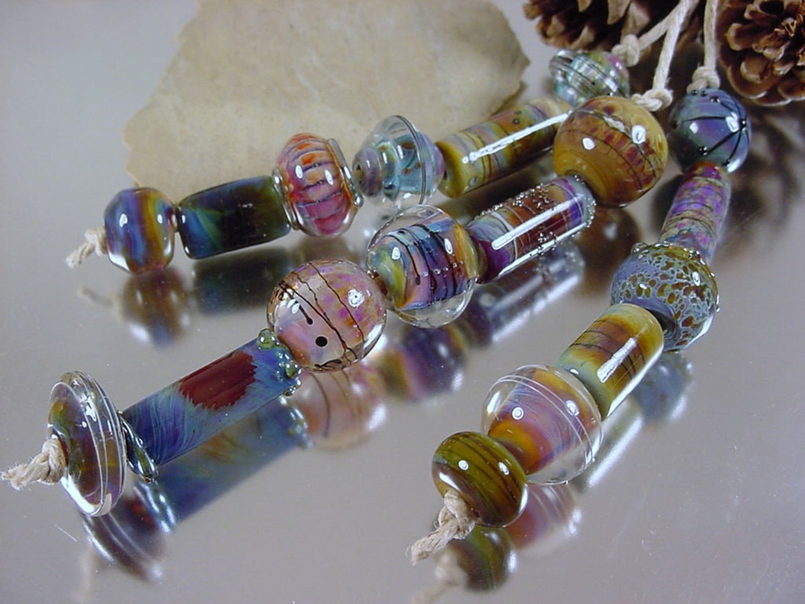 Lampwork Beads, Handmade Artisan Glass, Stephanie Mccain Lampwork ...