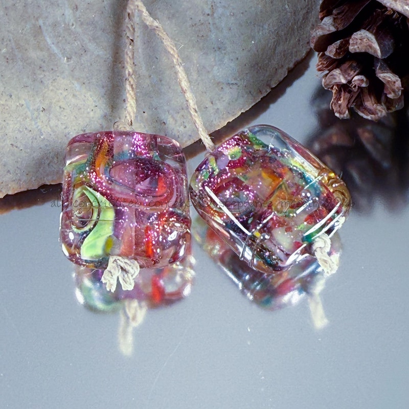 Lampwork Rustic Beads - Etsy