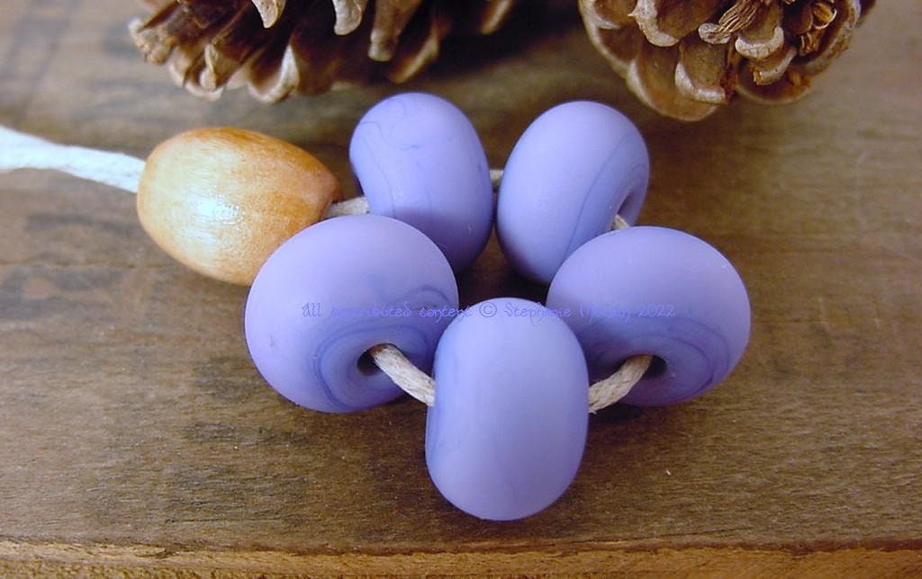Lampwork Bead Set, Artisan Handmade Glass, Avasbeadgarden, Matte Finish ...