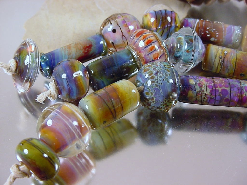 Lampwork Beads, Handmade Artisan Glass, Stephanie Mccain Lampwork ...