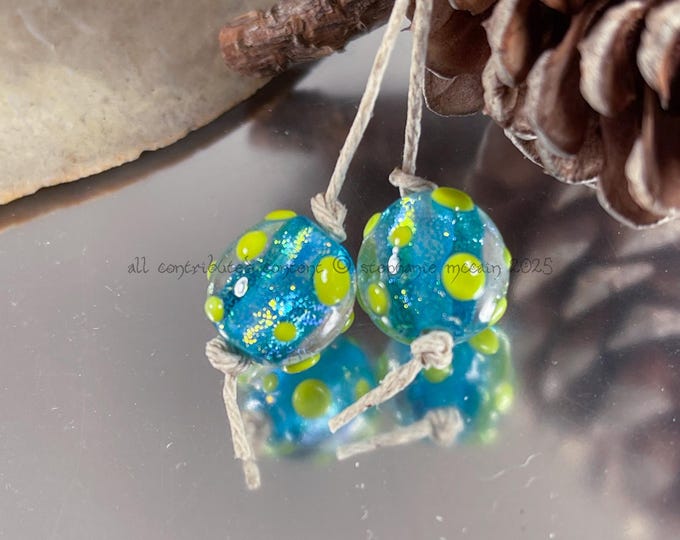 Lampwork Beads by Stephanie Mccain, Glass Pendant, Handmade Lampwork ...