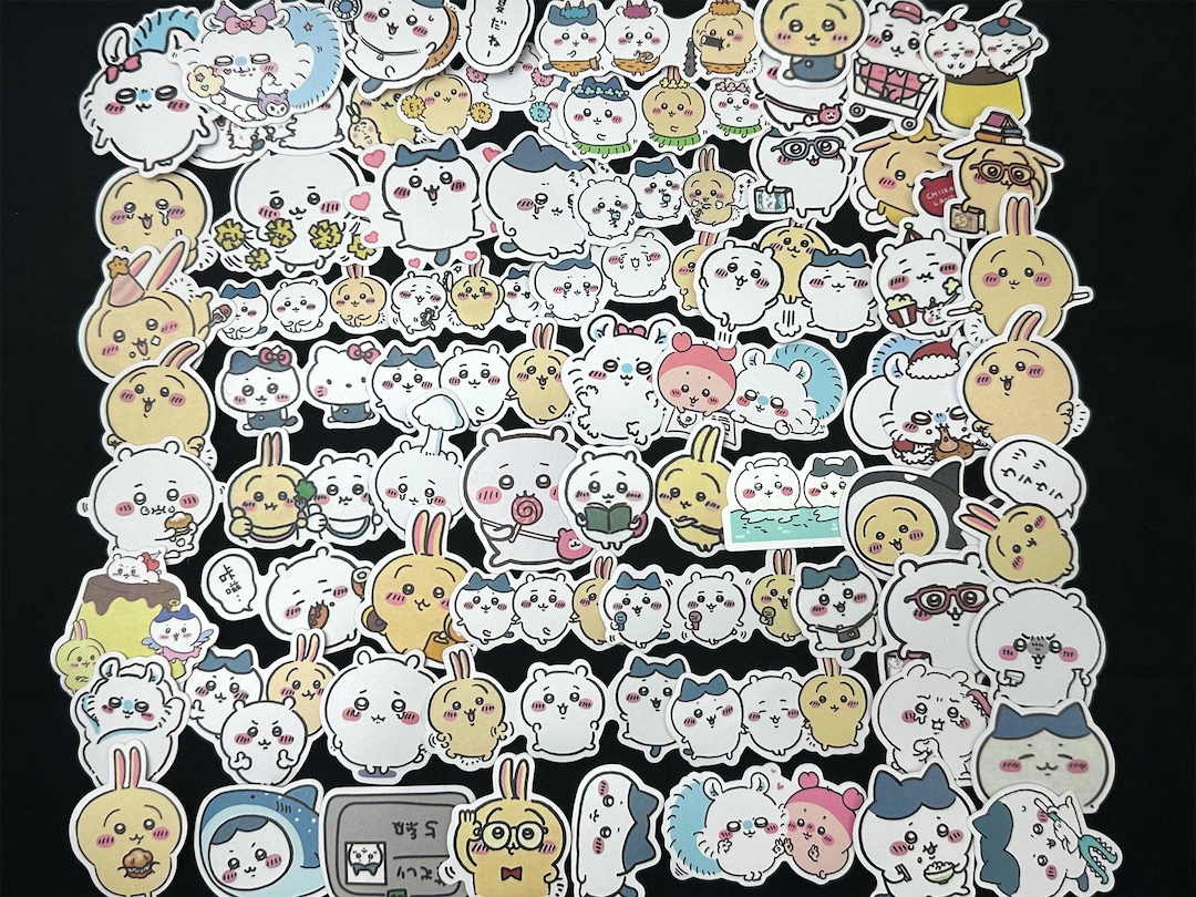 60 Chikawa Stickers Chikawa Stickers Cute Cartoon Stickers Anime ...