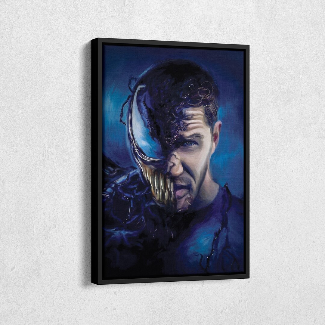 Venom Poster Painting Marvel Comics Wall Art Home Decor Hand Made ...