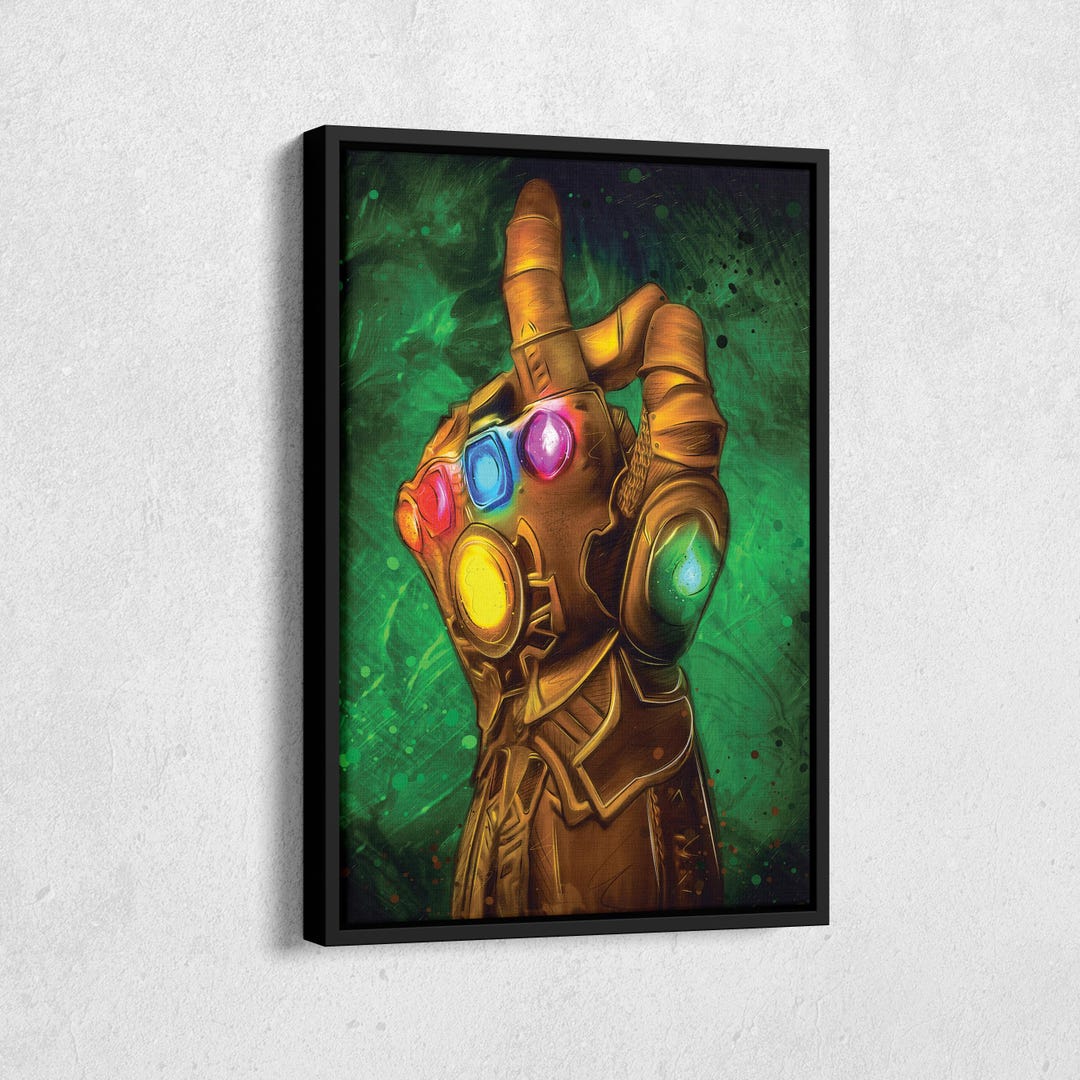 Infinity Gauntlet Poster Painting Marvel Comics Wall Art Home Decor ...