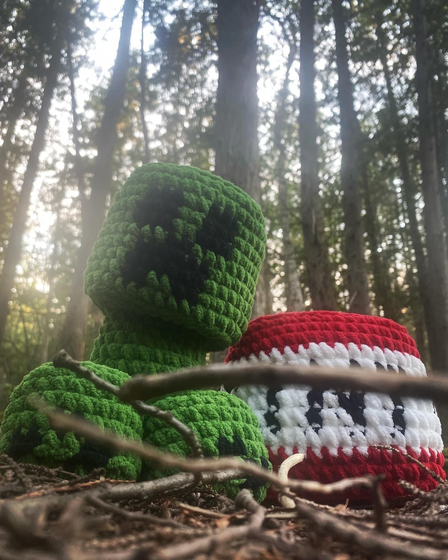Crochet Pattern PDF File: Minecraft Baby Creeper and TNT Plushies beginner Friendly, Little Sew ...