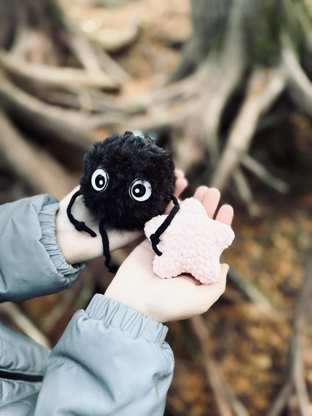 Crochet Pattern (PDF File): Soot Sprite Amigurumi With Star Accessories ...