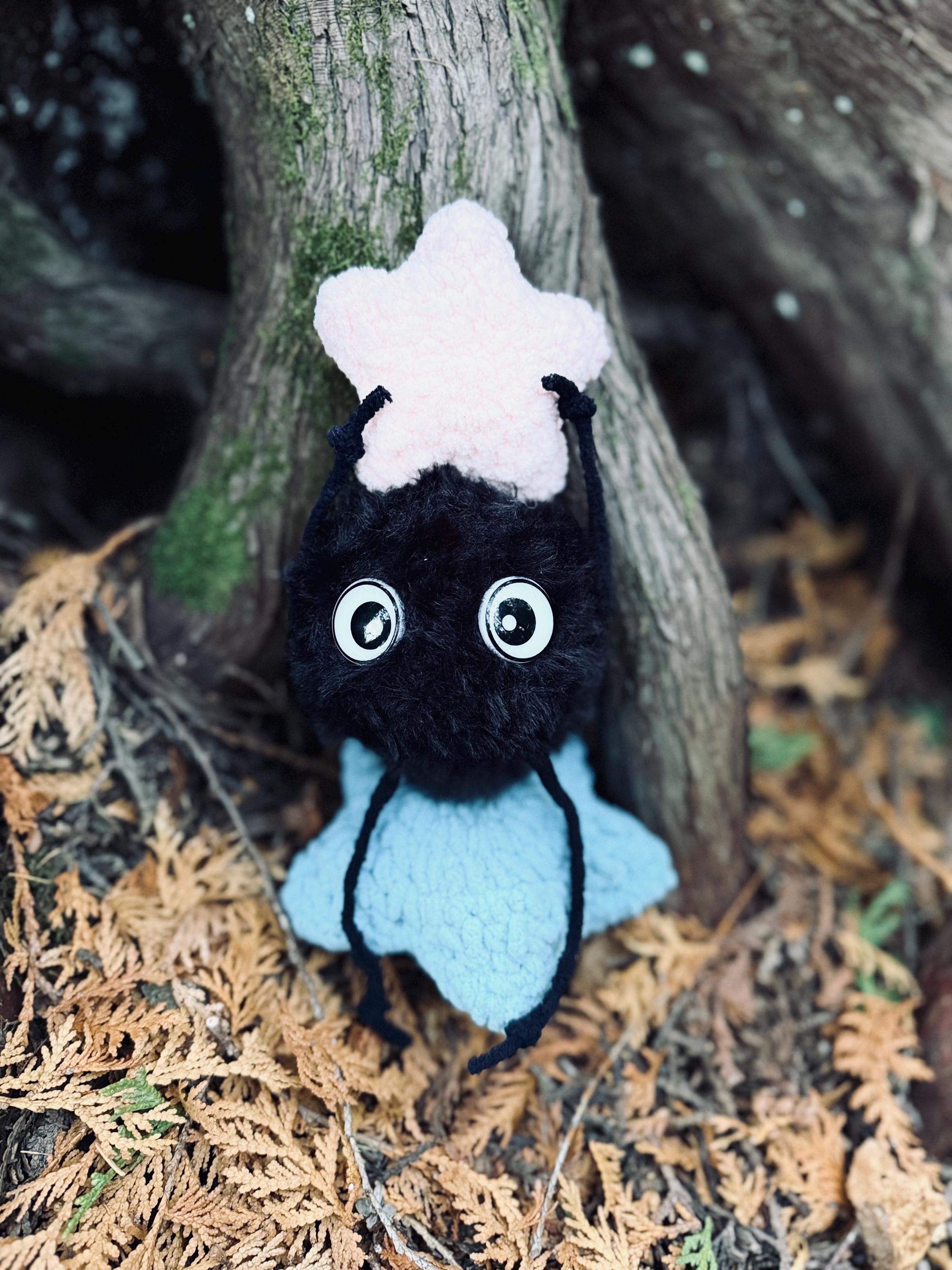 Crochet Pattern (PDF File): Soot Sprite Amigurumi With Star Accessories ...