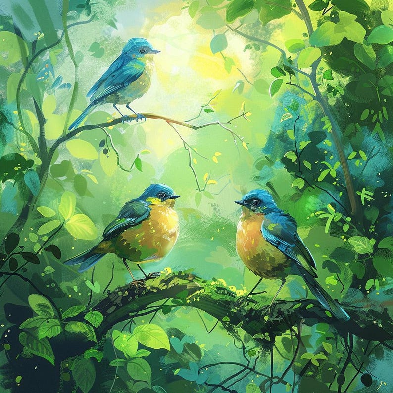 24 Tropical Jungle Toucan Clipart, Exotic Bird Digital Art, Jungle ...