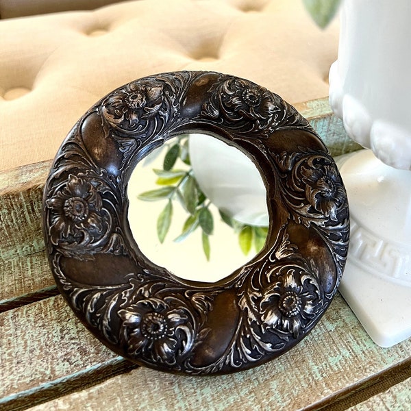 Small Round Mirror - Etsy
