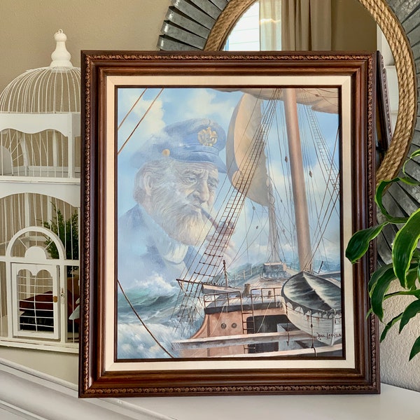 Sea Captain Painting - Etsy