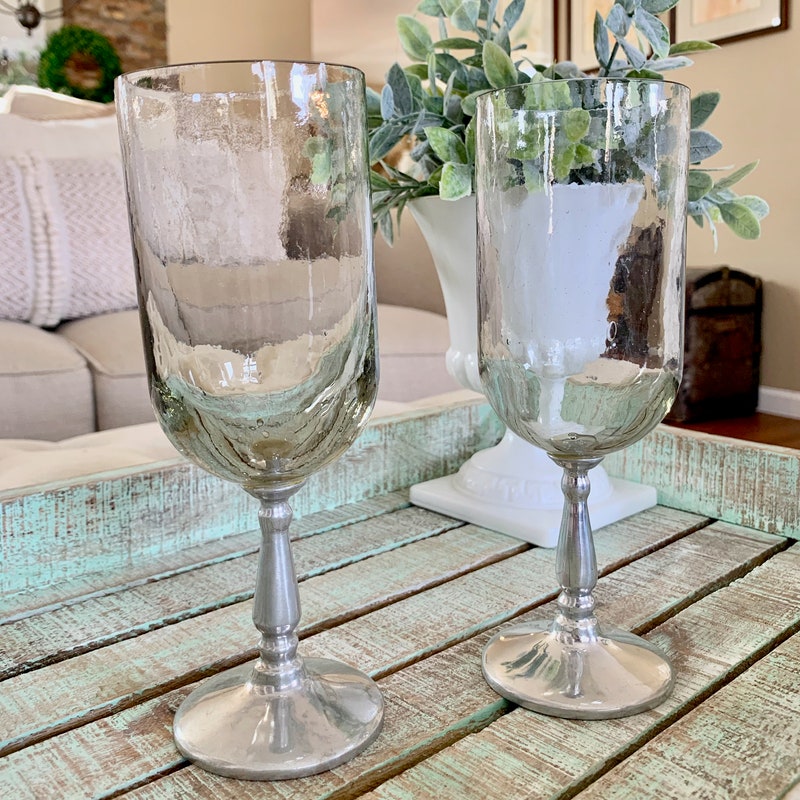 Rustic Wine Glasses - Etsy