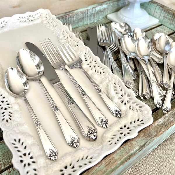 Floral Flatware - Etsy