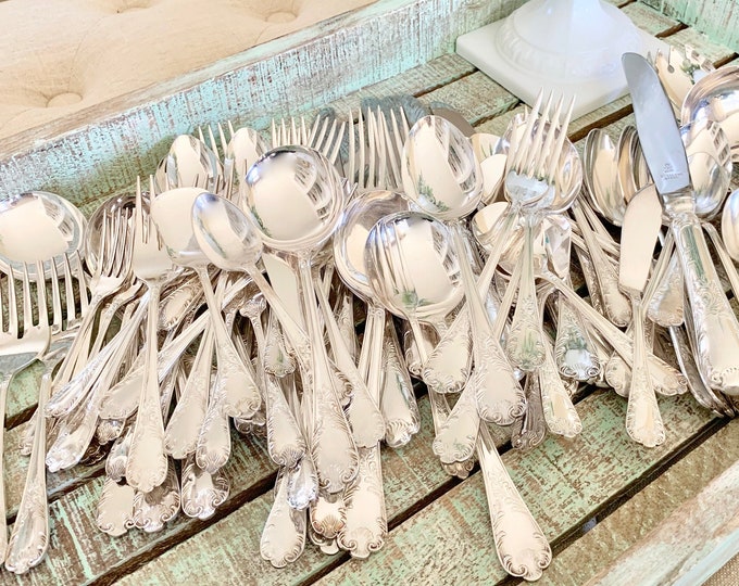 SSKK Sato Shoji Corporation Ltd. Silver Plate Silverplated 85 Piece ...