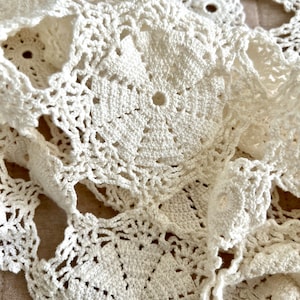 Vintage Hand Crochet Boho Decor, Sofa Throw, Chair Throw, Tablecloth ...