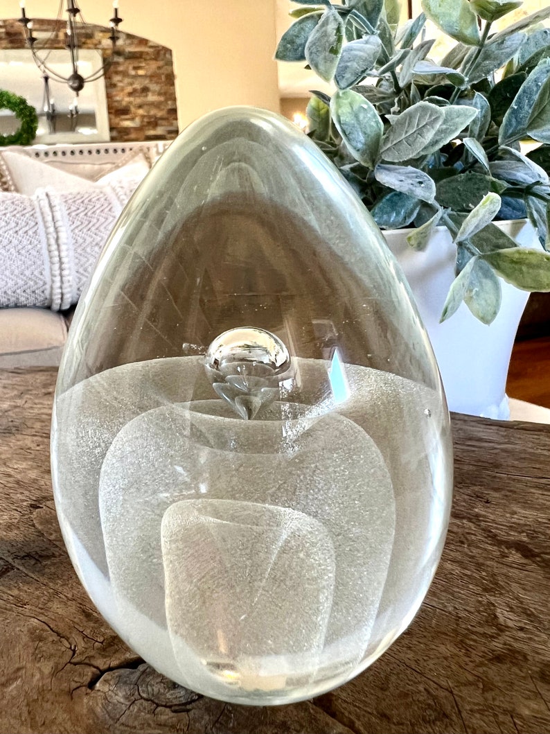 Orient & Flume Art Glass Clear Vortex Iridescent Vails Bubble - Etsy