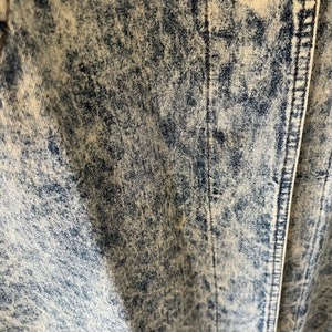 1980's Vintage Acid Washed Jean Trench Coat PG Collections Ginger Bort ...