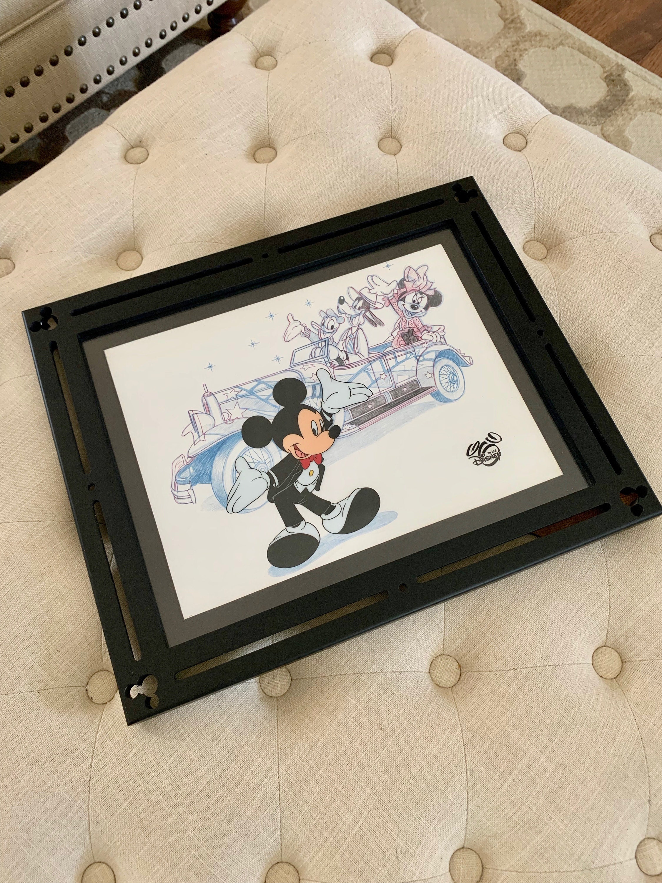 Walt Disney And Mickey Mouse Shadow
