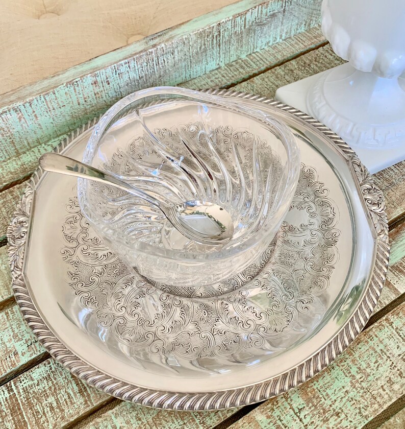 Benedict Proctor Mfg. Co. Canada Silver Plate Tray With - Etsy Canada