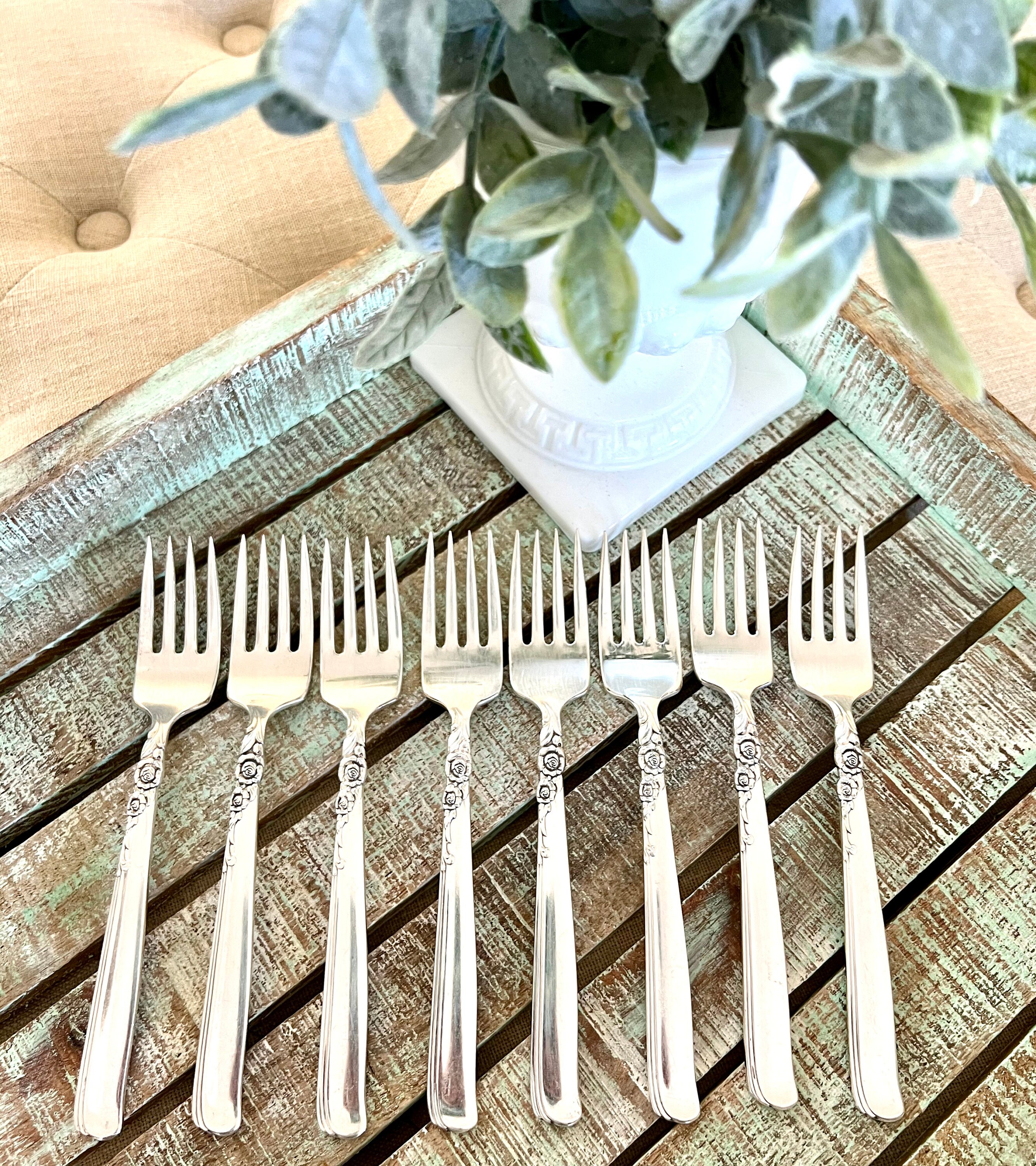 Oneida / Prestige Silver Plate Silverplated 49 Piece Flatware Set GAY ...