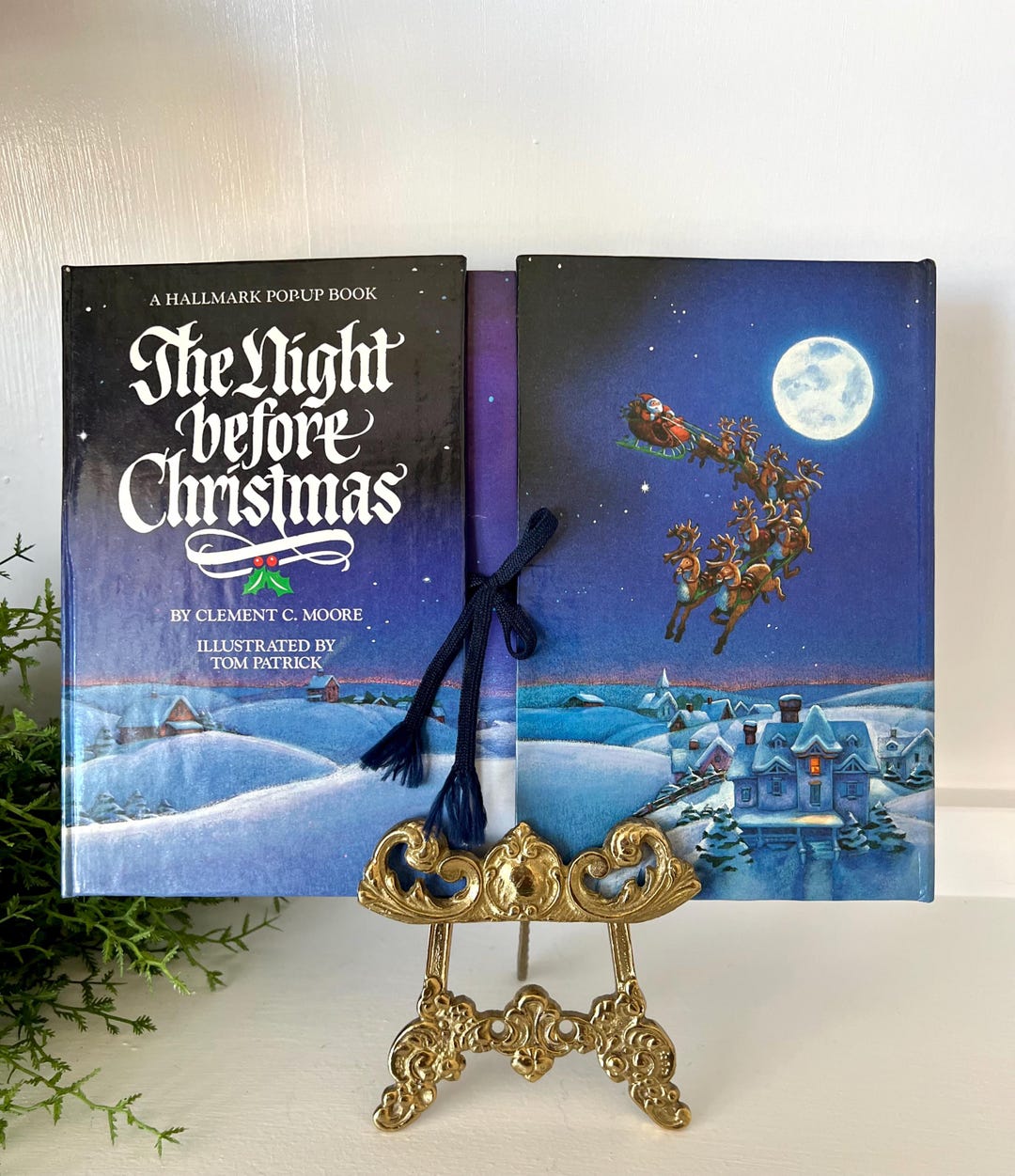 Hallmark the Night Before Christmas Pop up Book Clement C. Moore 1988 ...