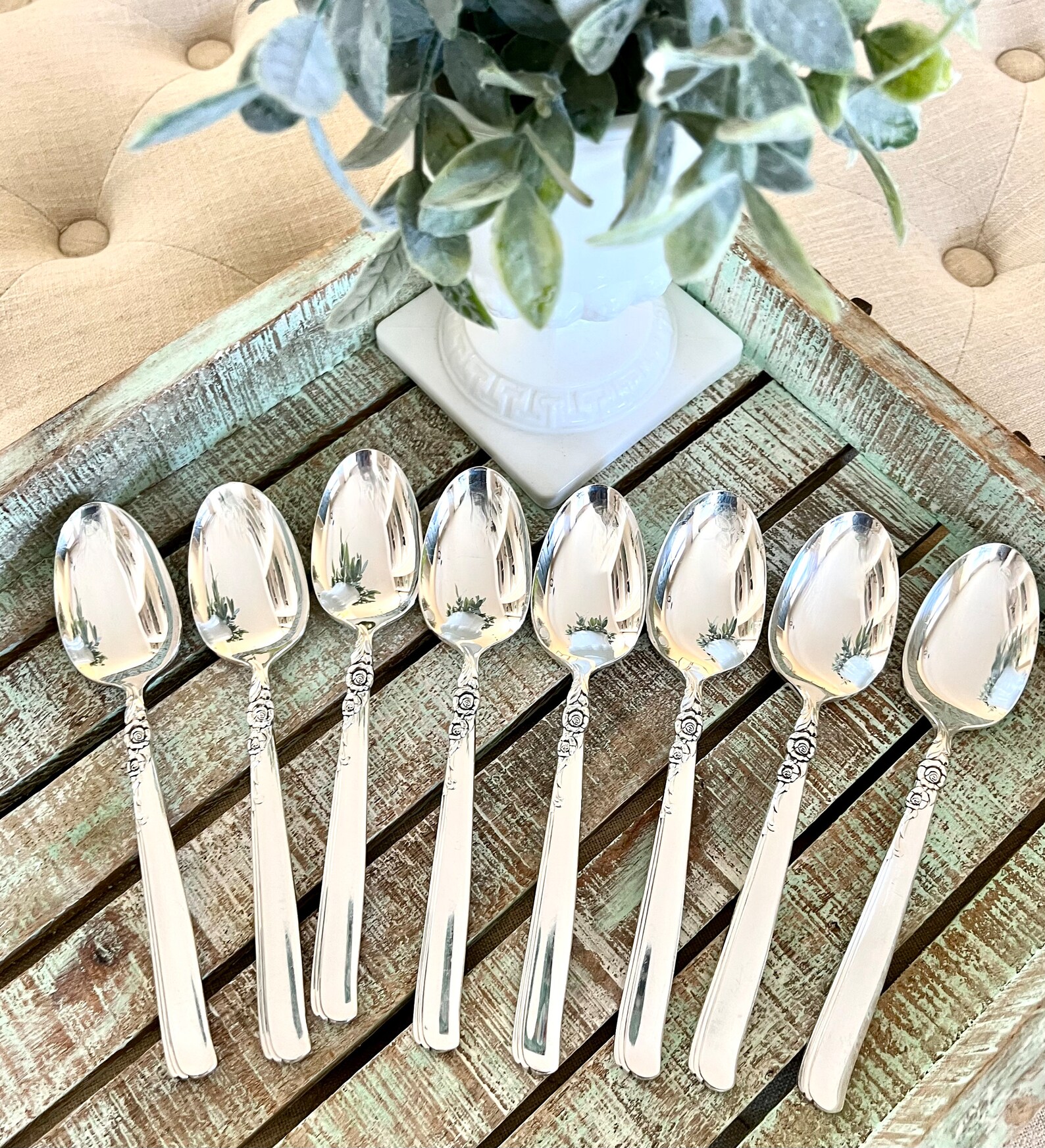 Oneida / Prestige Silver Plate Silverplated 49 Piece Flatware Set GAY ...