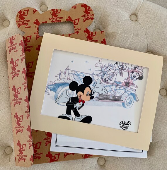 Art of Disney Animation Gallery Sericel Mickey Mouse Minnie | Etsy
