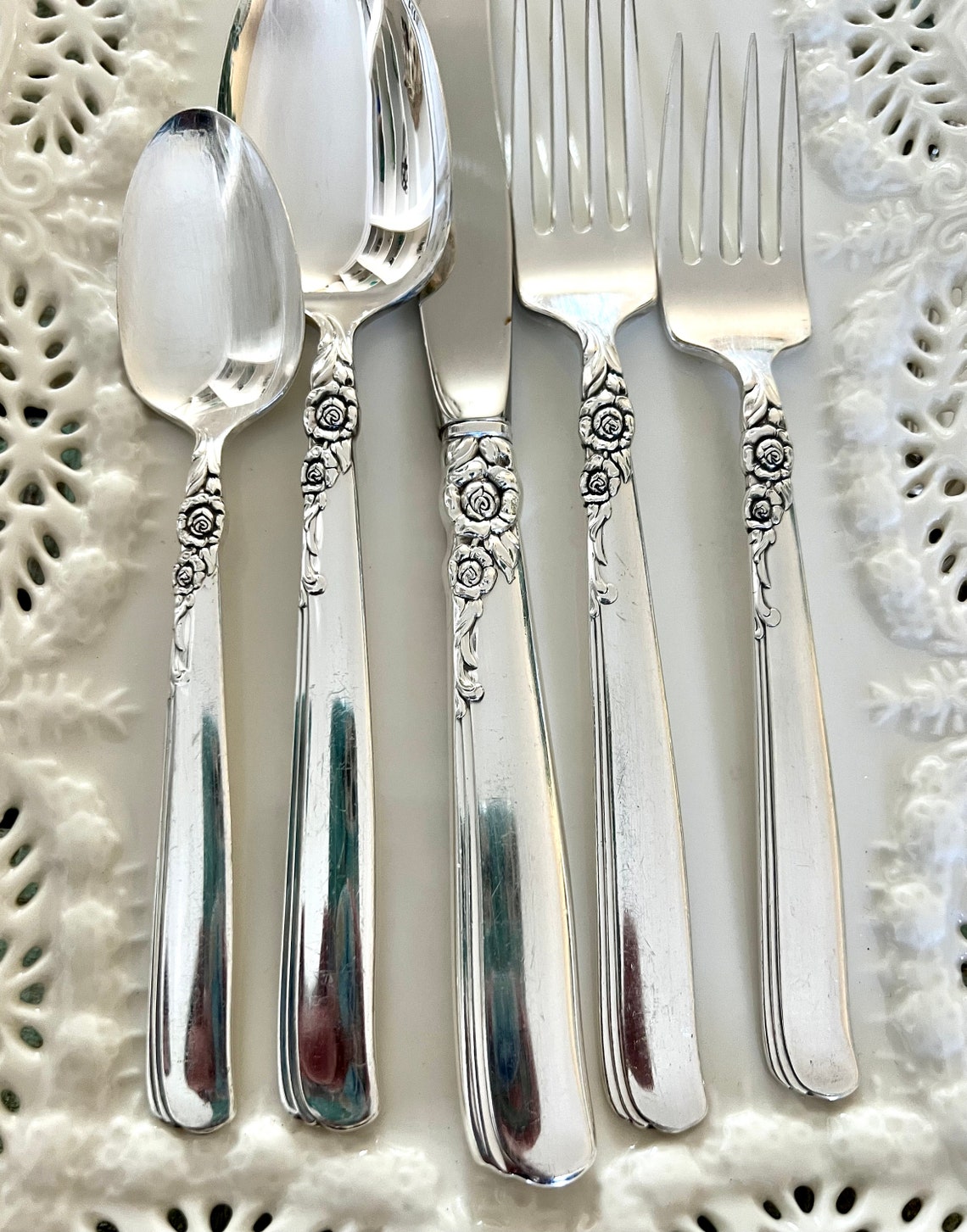 Oneida / Prestige Silver Plate Silverplated 49 Piece Flatware Set GAY ...