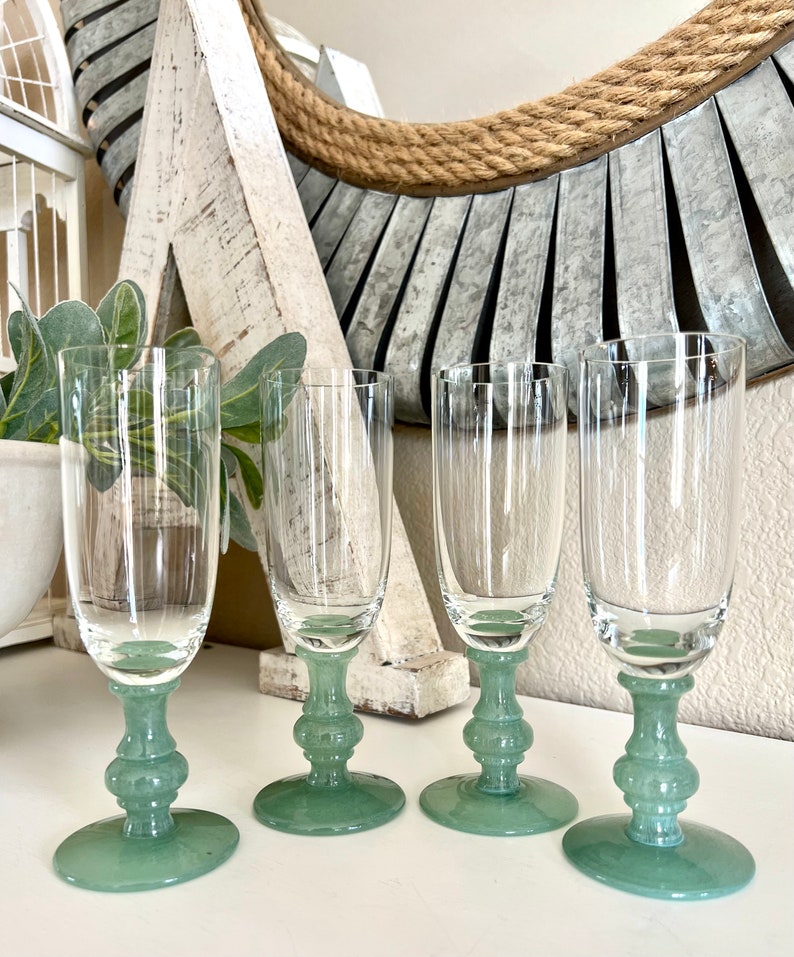 Villeroy & Boch Set of Four Isabelle Green Dark Jade Fluted - Etsy