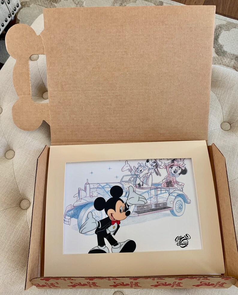 Art of Disney Animation Gallery Sericel Mickey Mouse Minnie Mouse ...