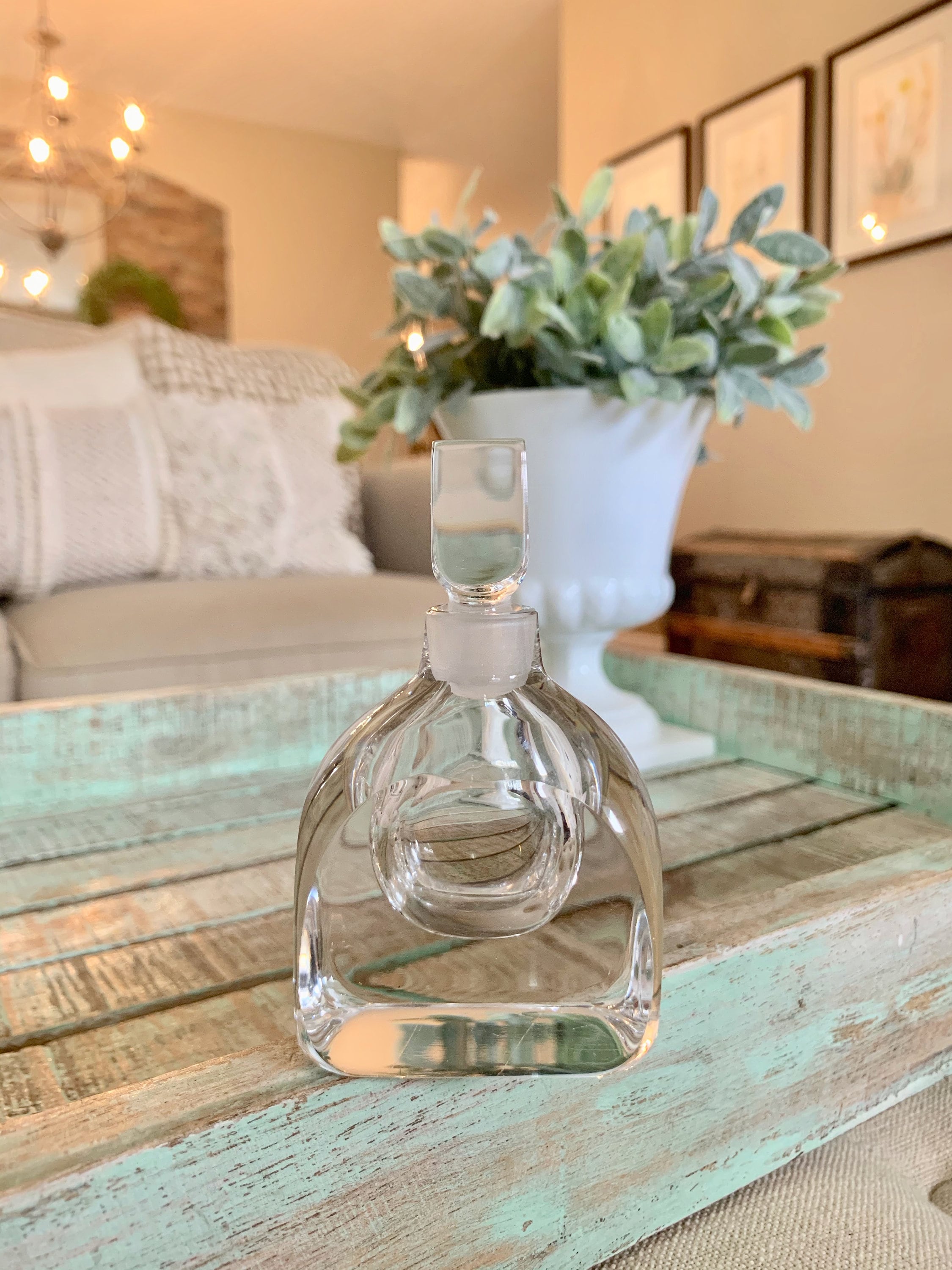 Orrefors Crystal Sweden Perfume Bottle with Stopper Signed | Etsy