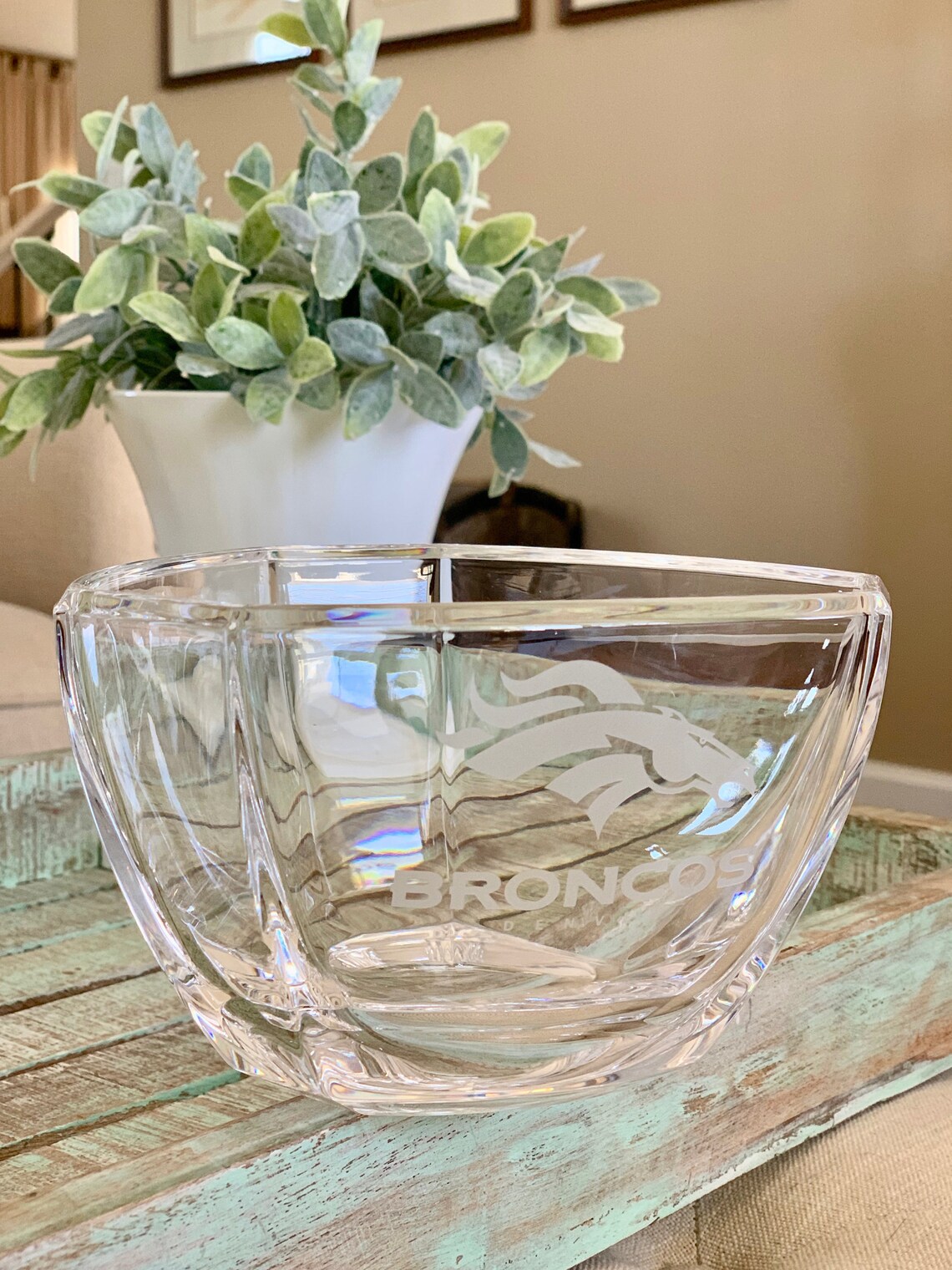 Tiffany and Co Crystal 6 Panel Triangle Bowl Centerpiece - Etsy