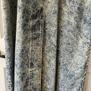 1980's Vintage Acid Washed Jean Trench Coat PG Collections Ginger Bort ...