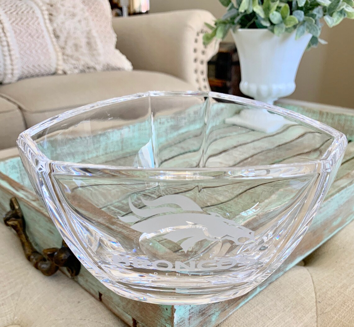 Tiffany and Co Crystal 6 Panel Triangle Bowl Centerpiece - Etsy