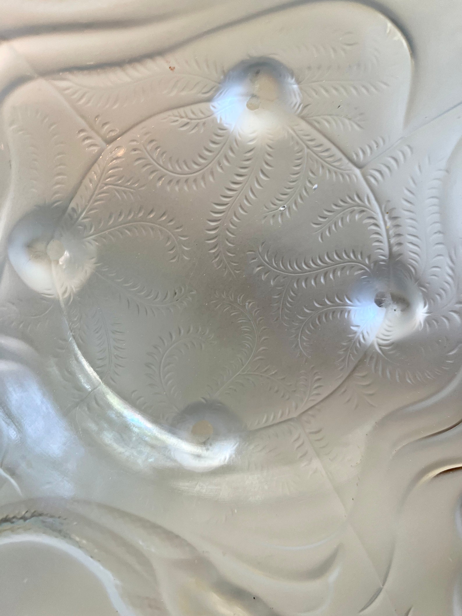 Joseph Inwald Barolac Satin Frosted Decor Bowl - Mermaids - Molded ...